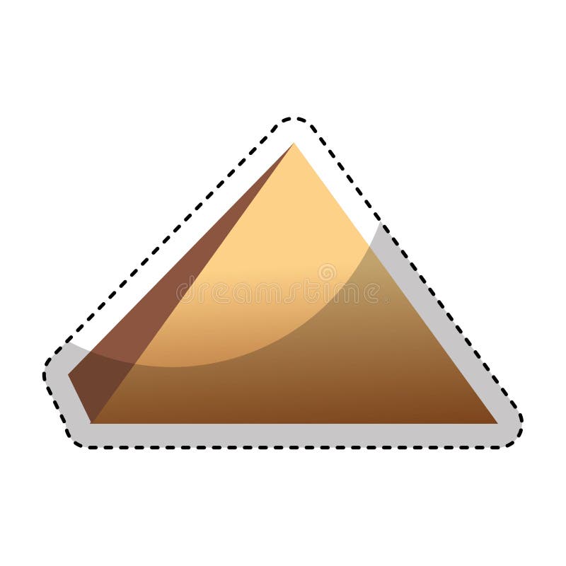 Pyramid Emblem Infographic Icon Stock Vector - Illustration of graphic ...