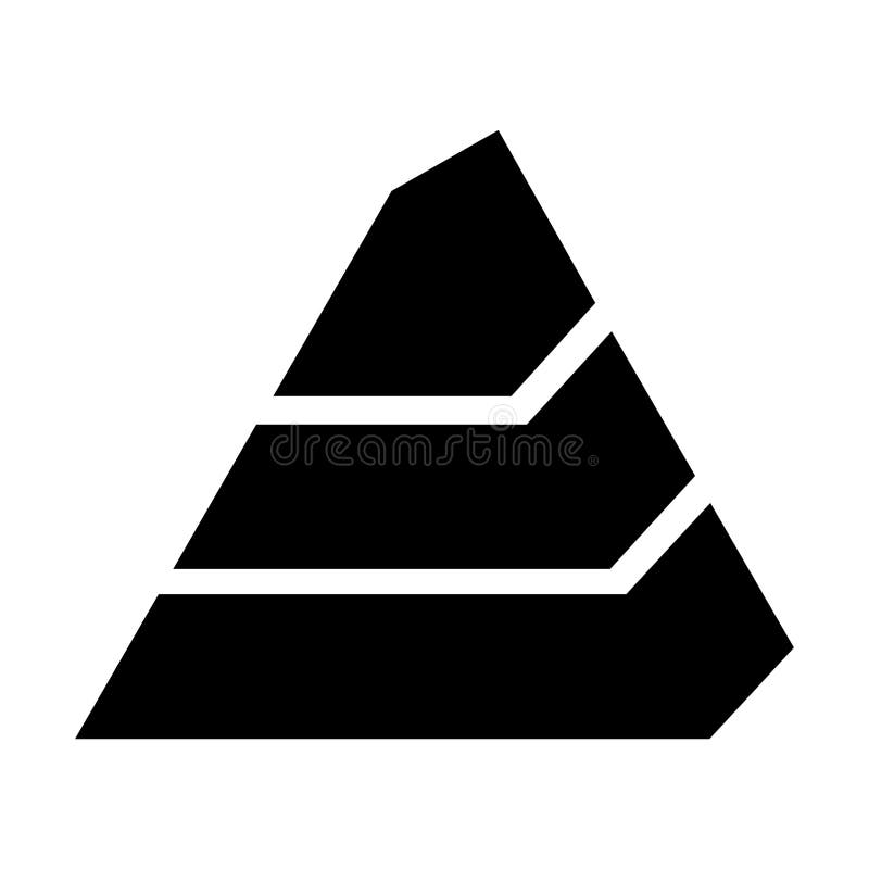 Pyramid Emblem Infographic Icon Stock Vector - Illustration of style ...