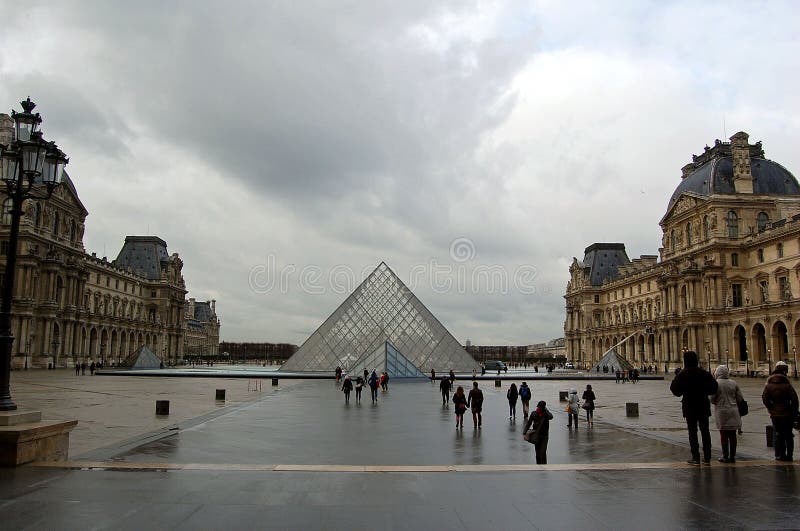 The Pyramid of Europe editorial stock image. Image of louis - 49816824