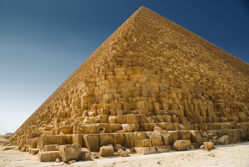 Pyramid at Giza stock photo. Image of necropolis, egypt - 25684924