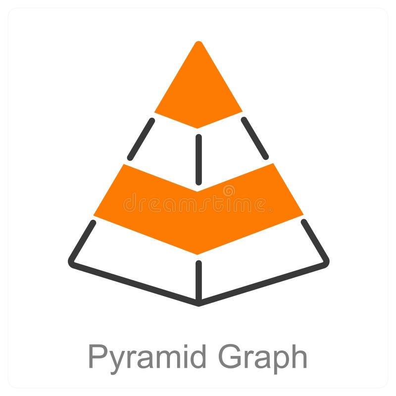 Pyramid Graph stock vector. Illustration of black, metrics - 339900388