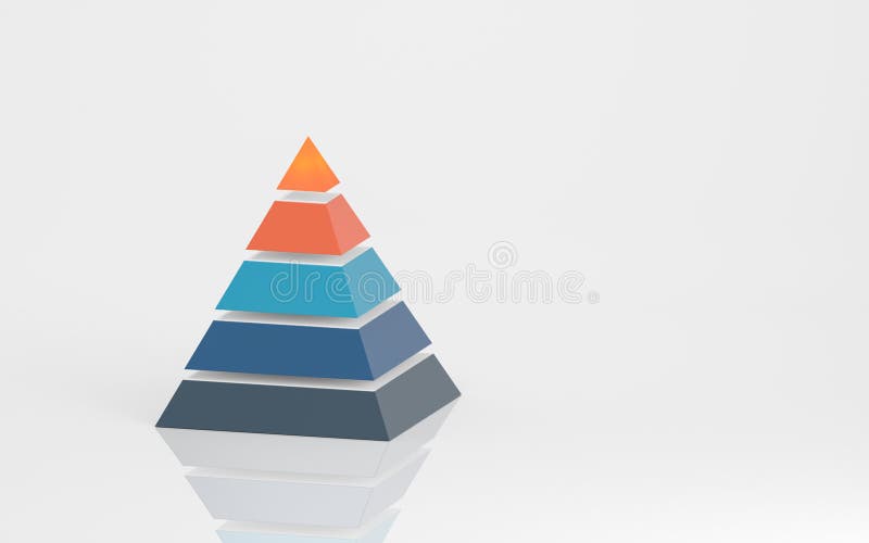 Pyramid Data To Demonstrate Indicators Stock Vector - Illustration of ...