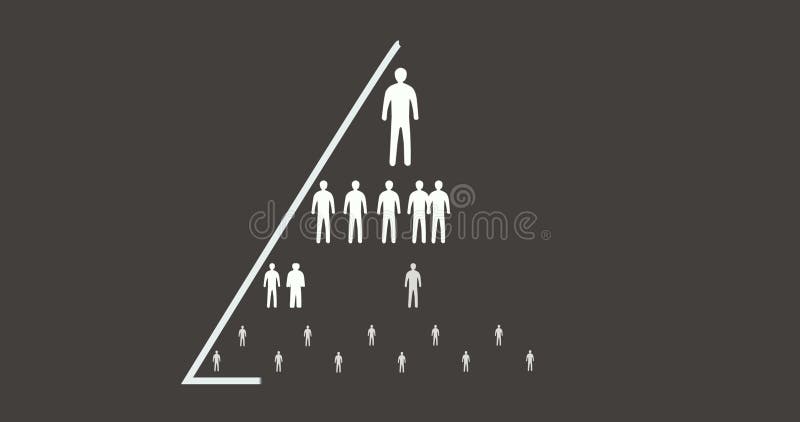 Pyramid Hierarchical of Human Control Stock Video - Video of hierarchy ...