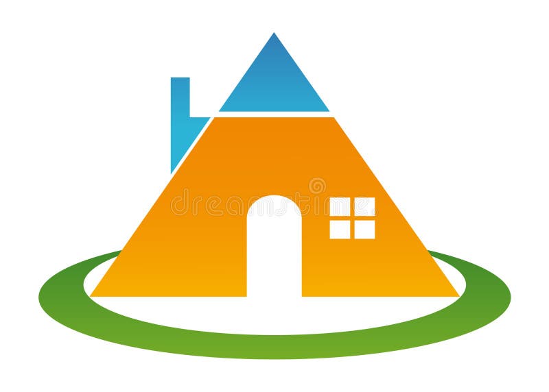 Home logo stock vector. Illustration of colourful, card - 24515067