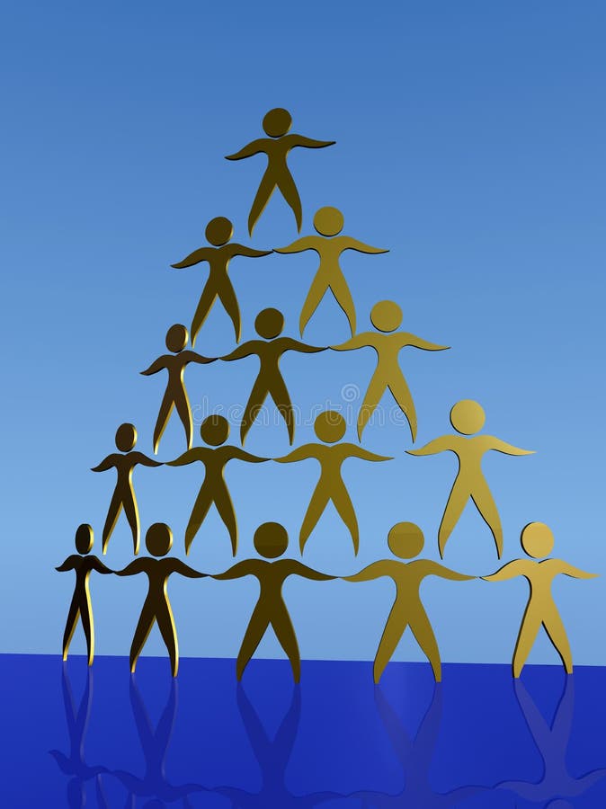 Pyramid icons stock illustration. Illustration of together - 6286258