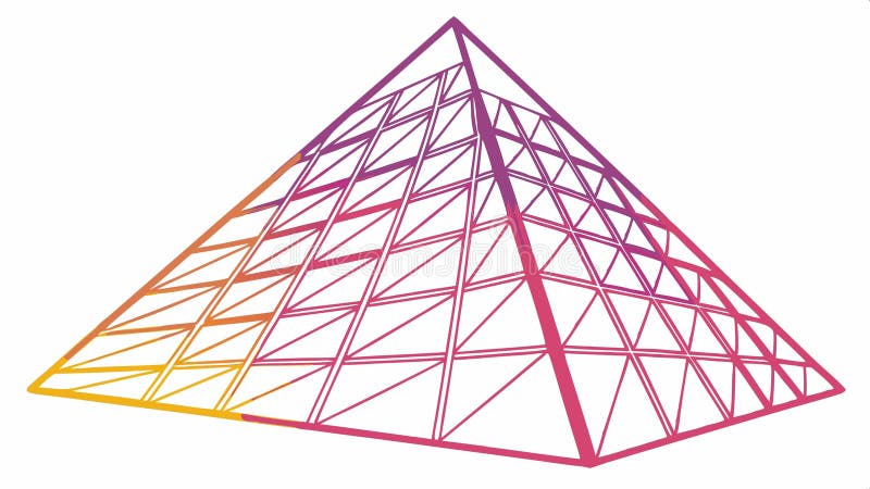 Pyramid Illustration, Ancient Architecture Design Vector Design ...