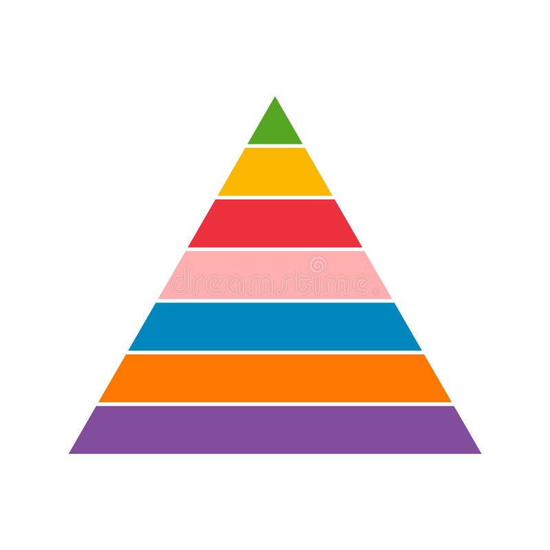 Pyramid Infographic Chart Layout Shadow, Info Modern Concept Step ...