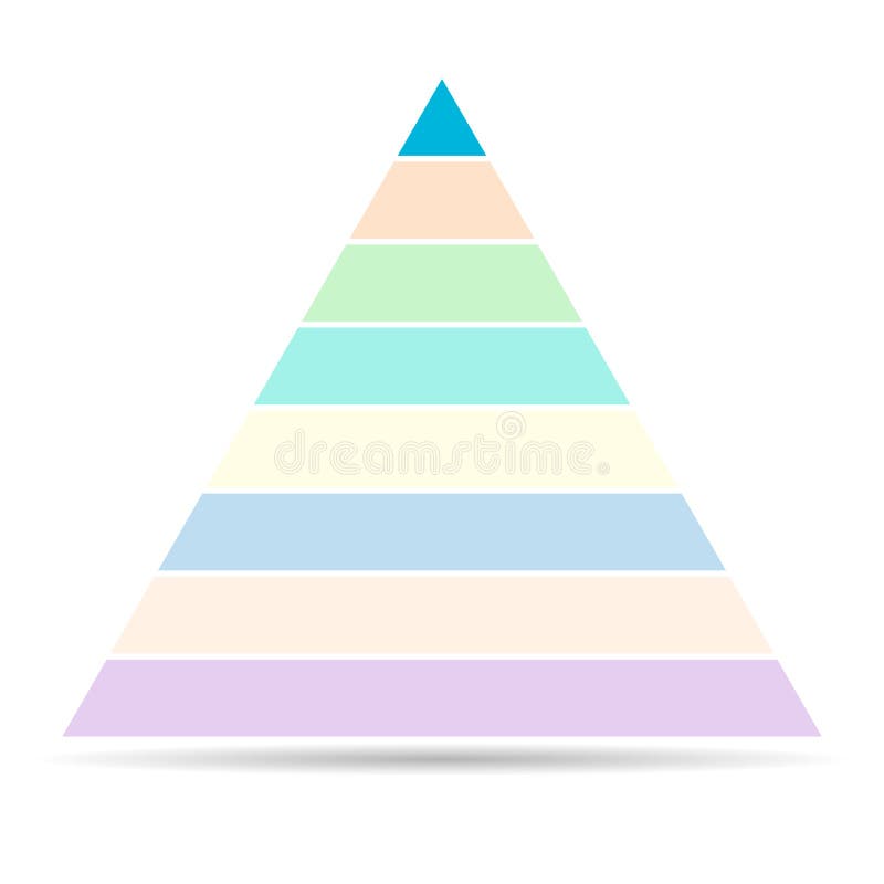 Pyramid Infographic Chart Layout Shadow, Info Modern Concept Step ...