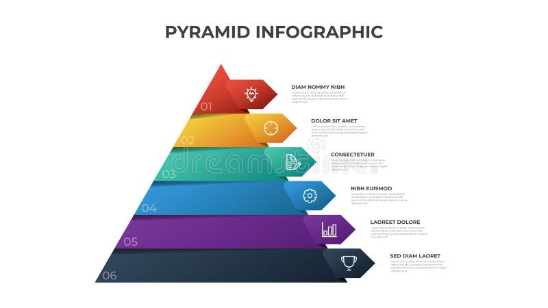 Pyramid Infographic Levels Stock Illustrations – 496 Pyramid ...