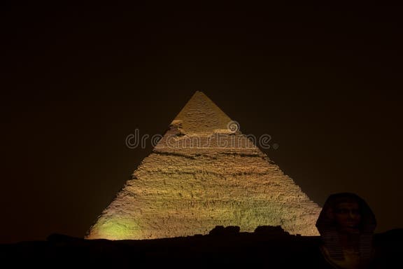 The Pyramid of Kephren (Giza) Stock Image - Image of architecture ...
