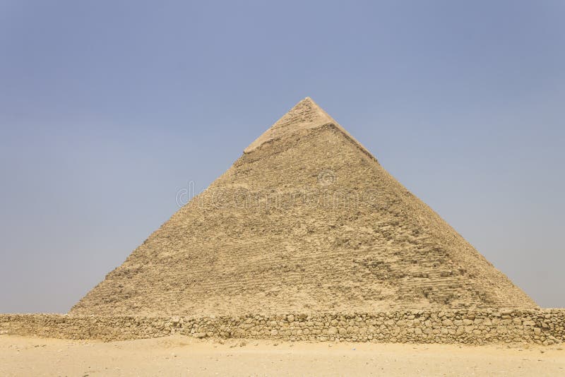 Pyramid of Khafre stock photo. Image of great, wall, original - 26350028