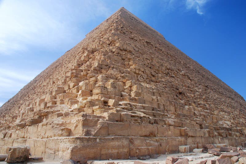 Pyramid of Khafre (Chephren). Giza. Egypt Stock Image - Image of khafre ...