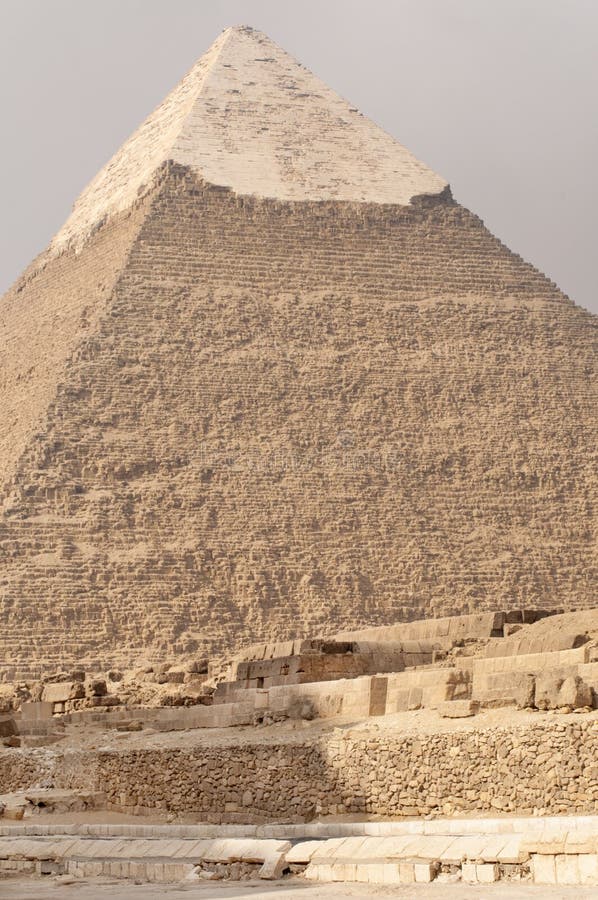 Pyramid of Khafre, Egypt. stock photo. Image of khafre - 15581466