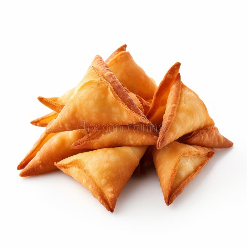 Ultra-realistic Businesswoman Samosa Photography on White Background ...