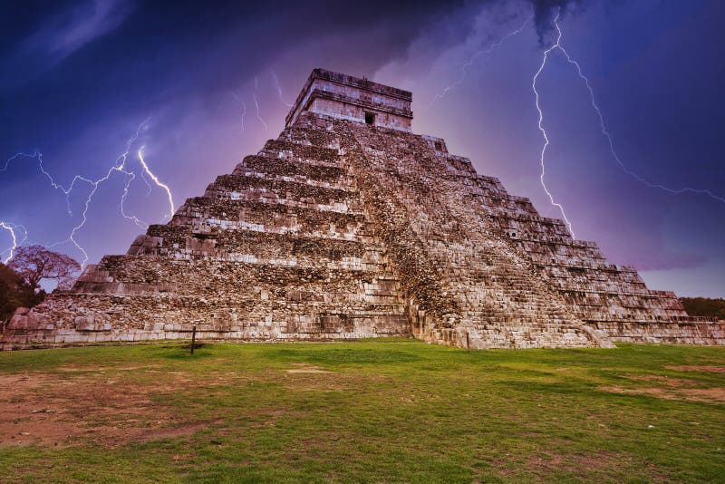 Pyramid Lightning stock image. Image of egyptian, grandiose - 15571297