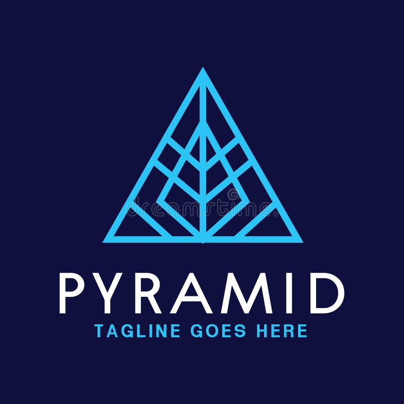 Pyramid Logo Design Inspiration for Business and Company Stock ...