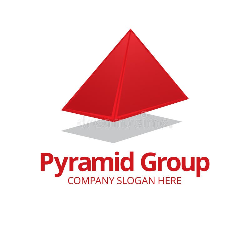 Pyramid Logo stock vector. Illustration of business, corporate - 46742232