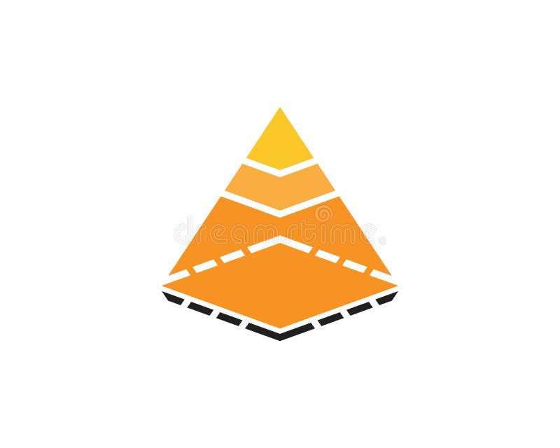 Pyramid Logo Vector Template Pyramid Logo Vector Template Stock Vector ...