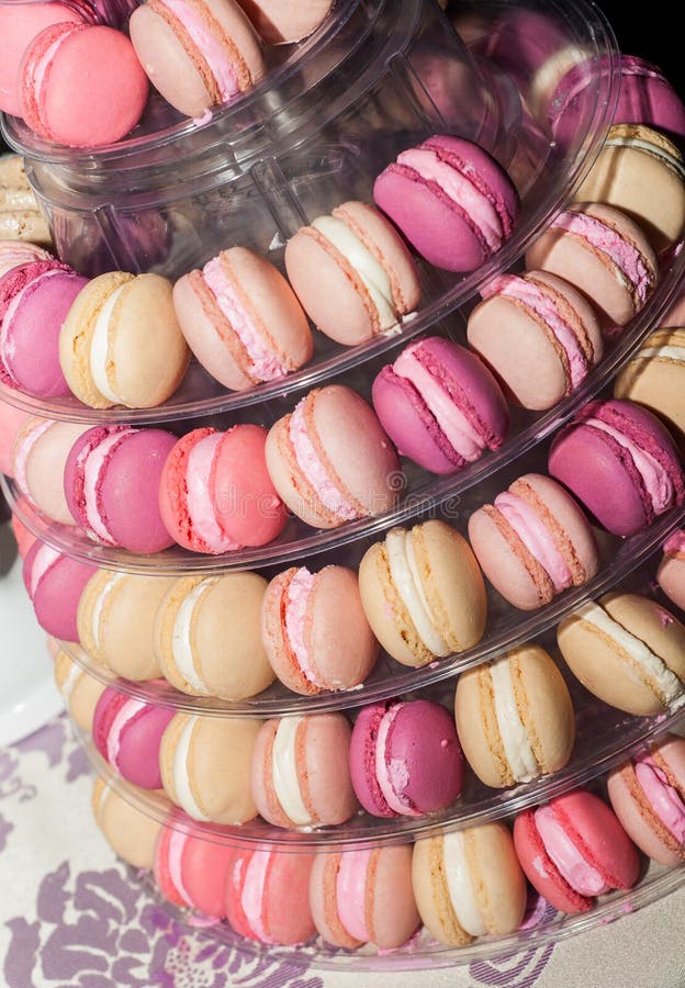 Pyramid of Macarons stock image. Image of pastries, assortment - 51595537