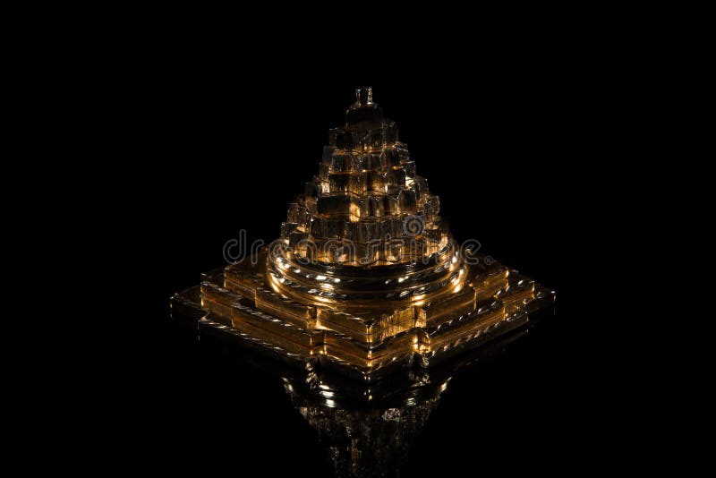 The pyramid meru chakra stock image. Image of medical - 91084241