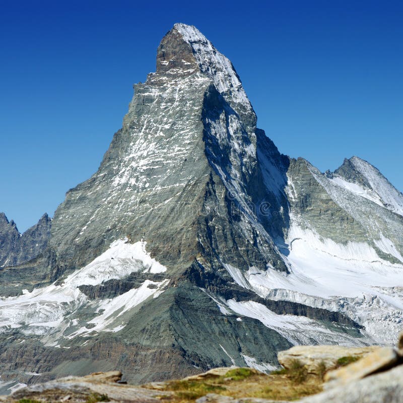 Pyramid mountain stock photo. Image of switzerland, pyramid - 44973902
