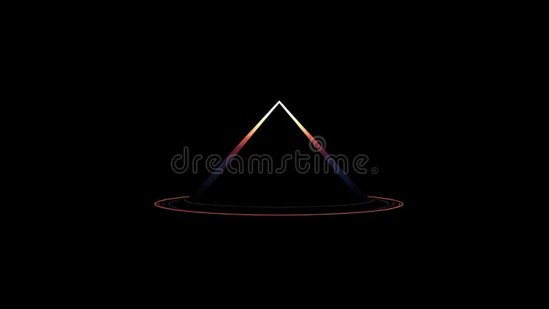 Floating Pyramid Shape Outline Stock Illustrations – 15 Floating ...