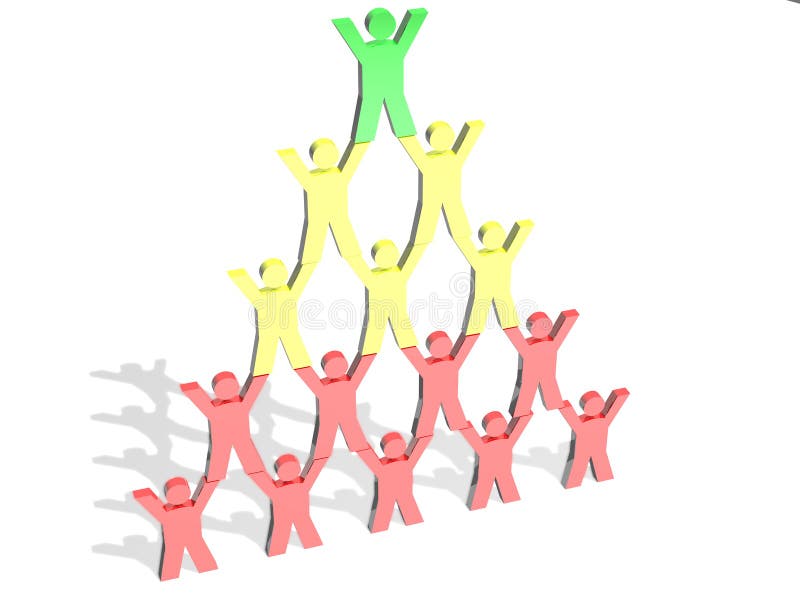 Human pyramid stock image. Image of unity, cooperating - 3029415
