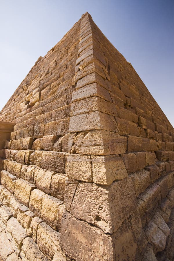 Pyramid perspective stock image. Image of sudan, pyramid - 14408419