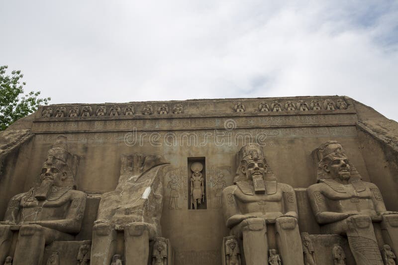 Pyramid Pharaoh in the Beijing World Park Editorial Image - Image of ...