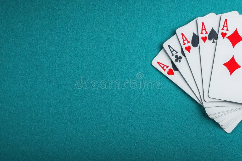 Creative Pyramid of Playing Cards Strategically Arranged on a Smooth ...