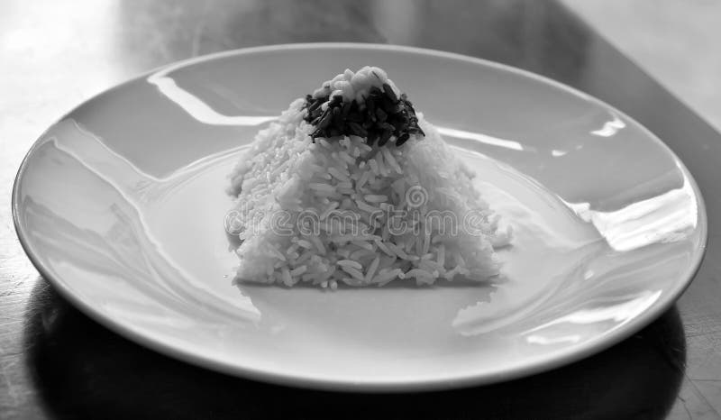 Pyramid rice asian food stock photo. Image of main, boiled - 15390906