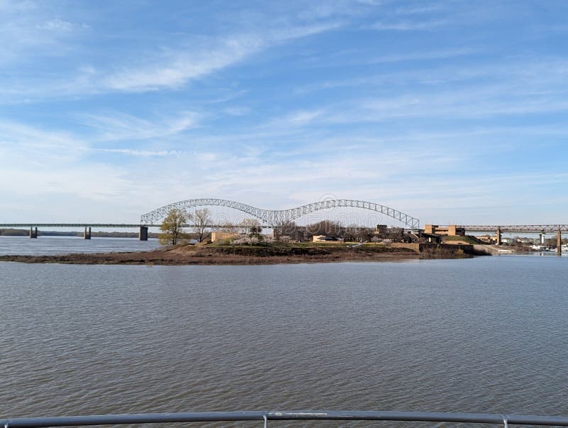 Pyramid river boat bridge stock image. Image of reflection - 272724961