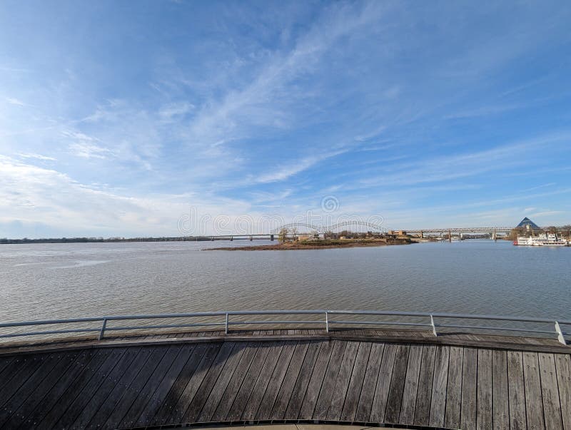Pyramid river boat bridge stock photo. Image of pier - 272724960