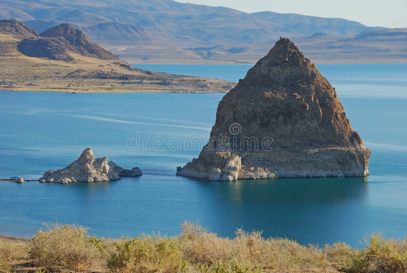 Pyramid Rock stock image. Image of reservation, pyramid - 24564165