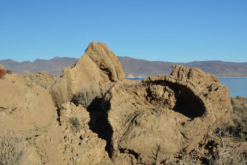 Pyramid in the Rock Formation Stock Image - Image of formation ...