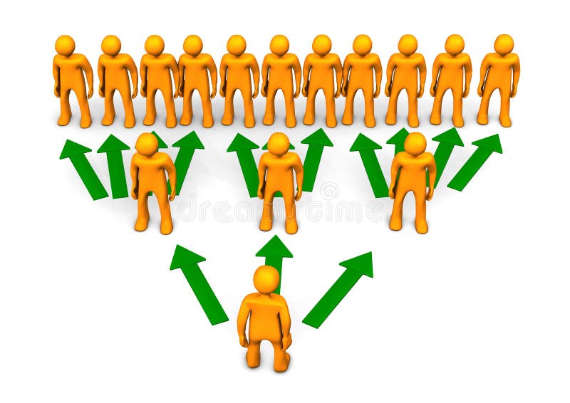 Pyramid Scheme stock illustration. Illustration of manikin - 29491816