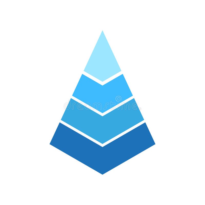 Four Part Pyramid Stock Illustrations – 290 Four Part Pyramid Stock ...