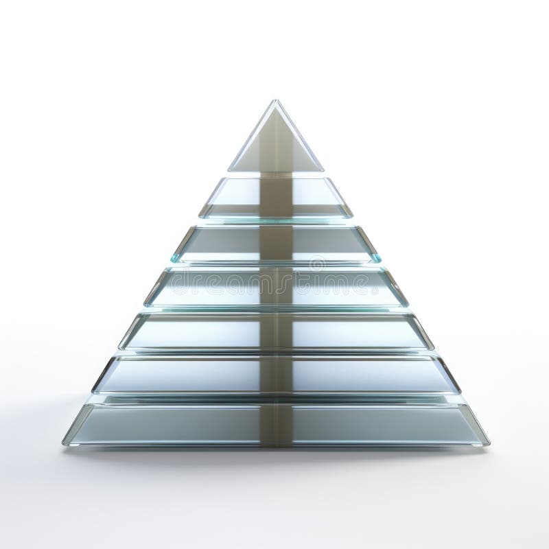 A Pyramid-shaped Modern Timeline Infographic Template Divided into Five ...