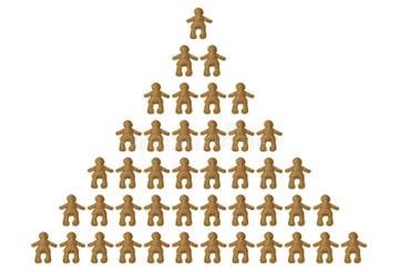 Pyramid of social classes stock photo. Image of select - 8096086