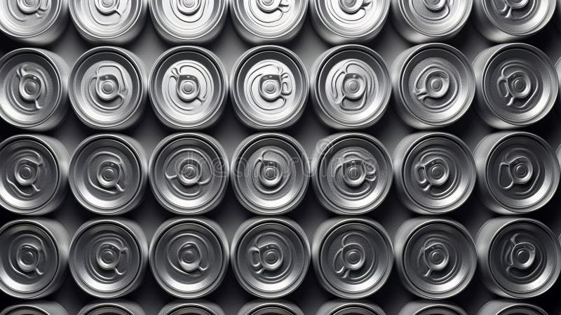 A Pyramid of Soda Cans. Generative Ai Stock Image - Image of ...