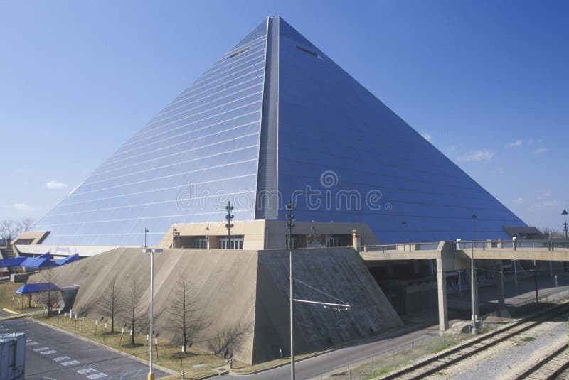 Pyramid Arena, Memphis, USA. Editorial Stock Image - Image of modern ...