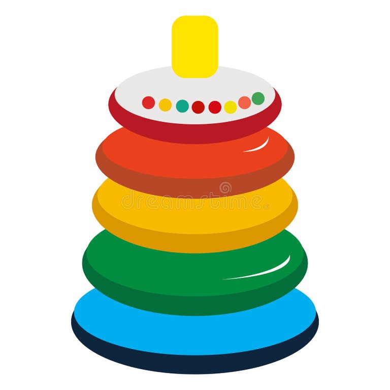 Pyramid stack stock vector. Illustration of stack, play - 94480033