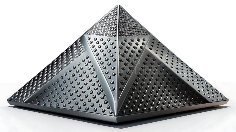 Pyramid Structure Geometric, Ancient Architecture Form, 3D Shape ...