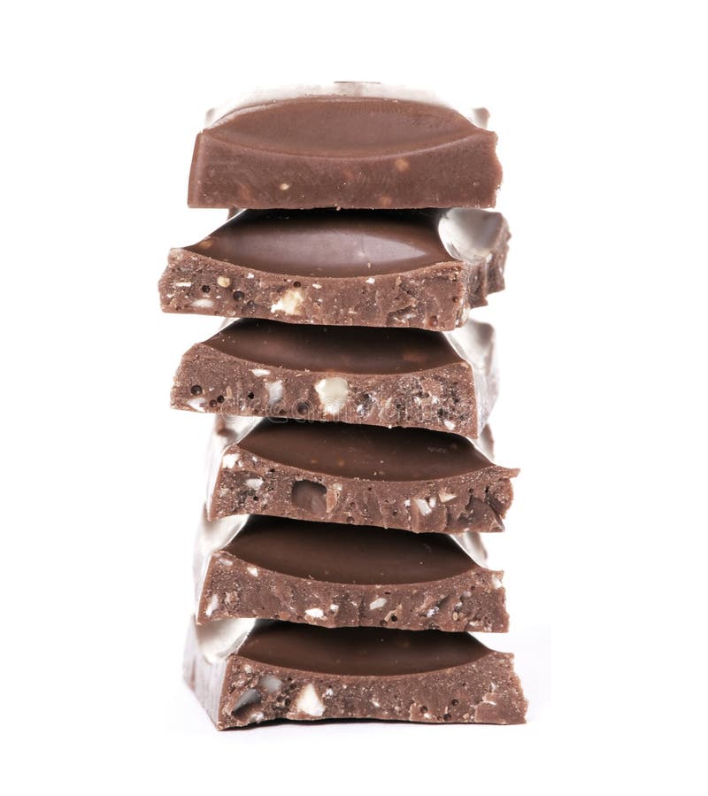 Pyramid from Sweet Chocolate Stock Image - Image of snack, chocolate ...