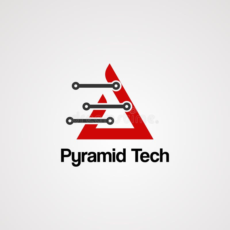 Pyramid Tech Logo Vector, Icon, Element, and Template for Company Stock ...