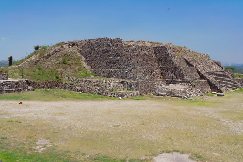 Pyramid Temple in Tula Mexico Stock Photo - Image of toltec, site: 3613756