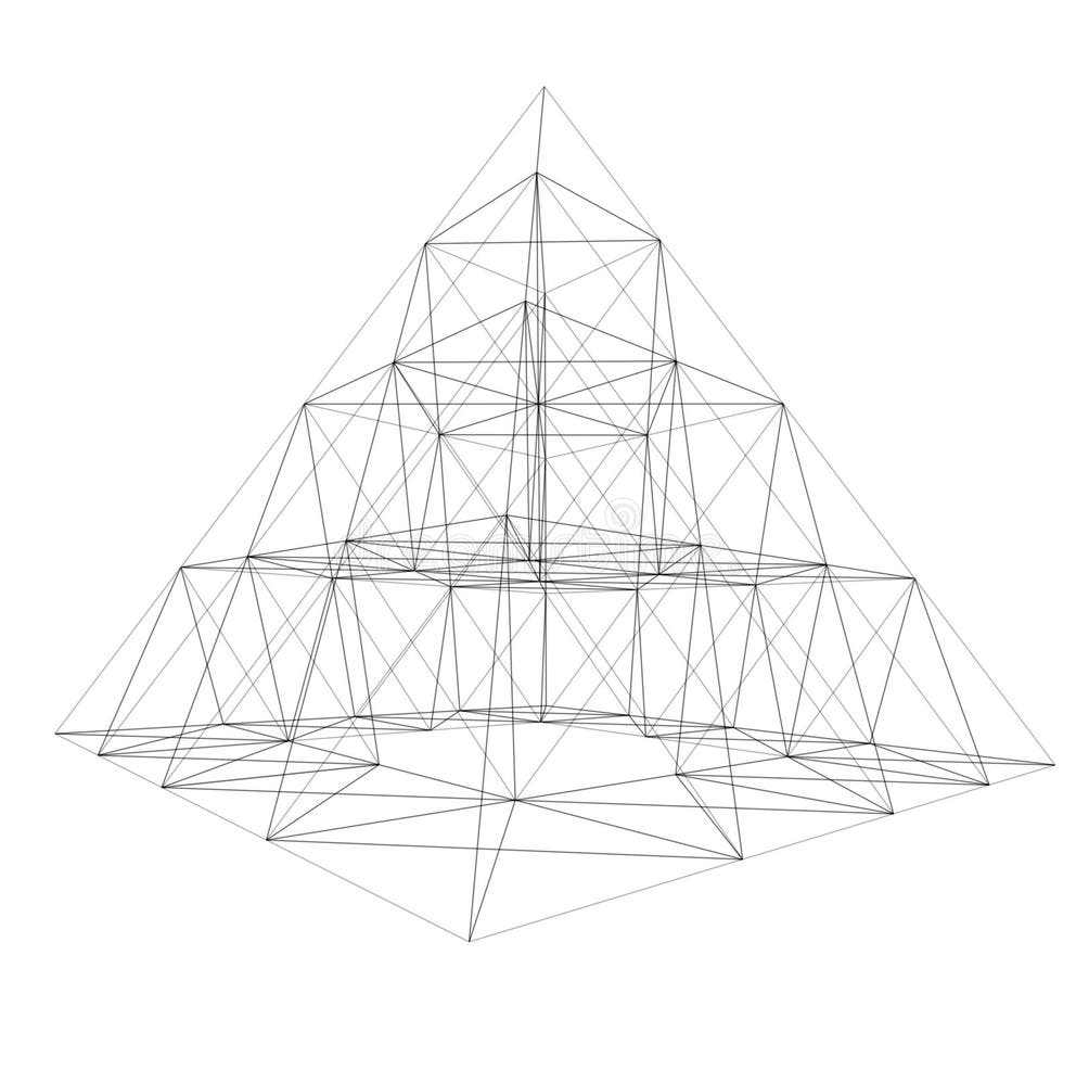Pyramid Wire Frame Stock Illustrations – 174 Pyramid Wire Frame Stock ...