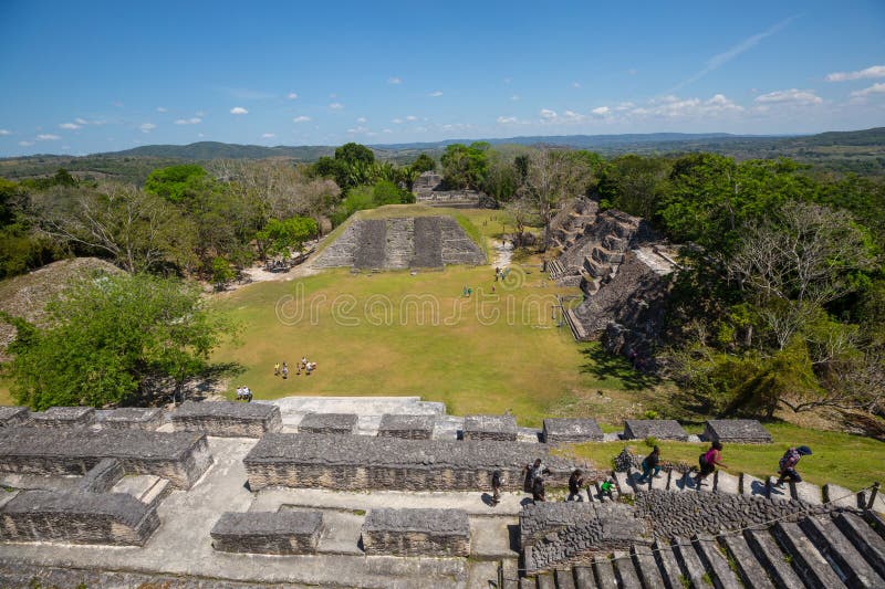 Pyramide in Belize stock photo. Image of hiking, sightseeing - 276729936