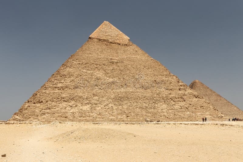 Pyramide De Khafre Dans Le Complexe De Pyramide De Gizeh, Le Caire ...