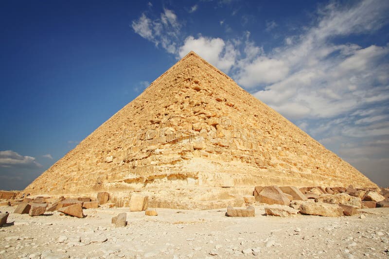 Pyramide De Pyramides De Gizeh De Khafre Le Caire Égypte Illustration ...